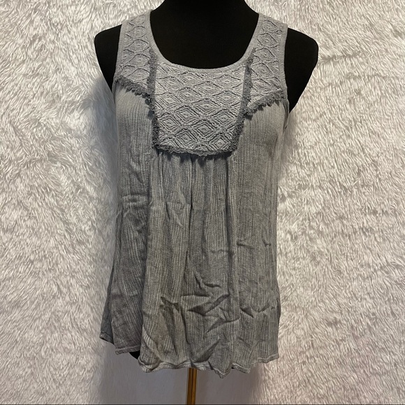 Knox Rose | Tops | Knox Rose Boho Embroidered Detail Flowy Tank Top ...